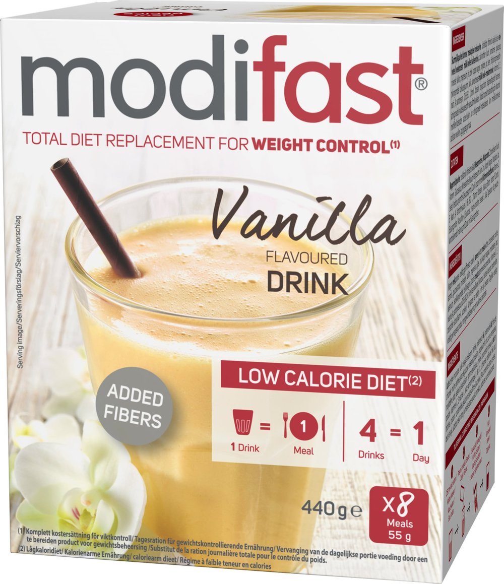Köp Modifast LCD Vanilla Flavoured Drink 8 x 55 g | Apohem