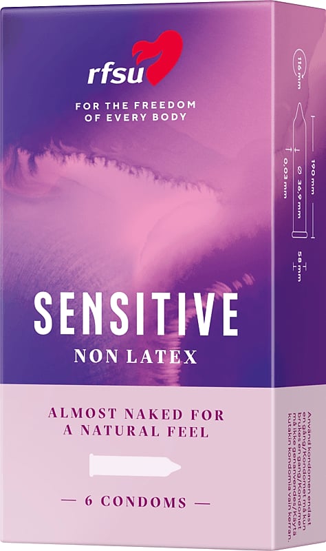 Köp RFSU Lukt & latexfria plastkondomer 6 st | Apohem