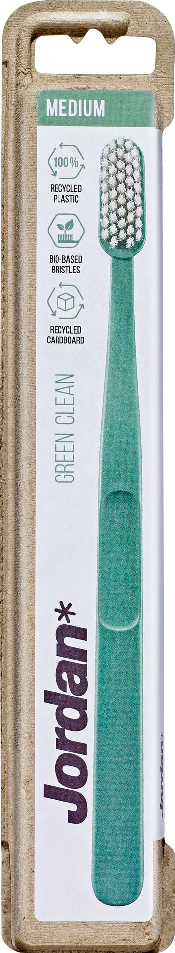 Köp Jordan Green Clean Medium Tandborste 1 st | Apohem