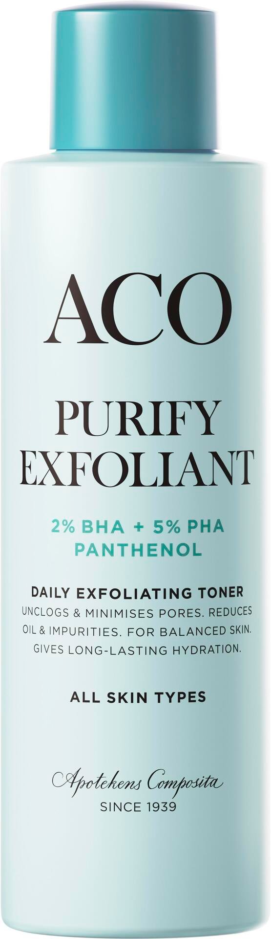 Köp ACO Face Purify Exfoliant Toner 150 ml | Apohem