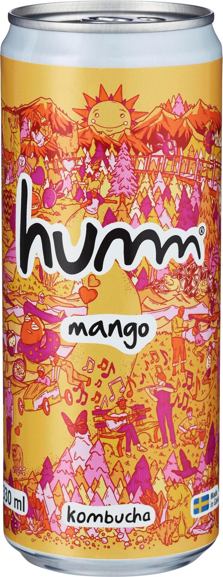 Köp Humm Kombucha Mango Eko 330 ml | Apohem
