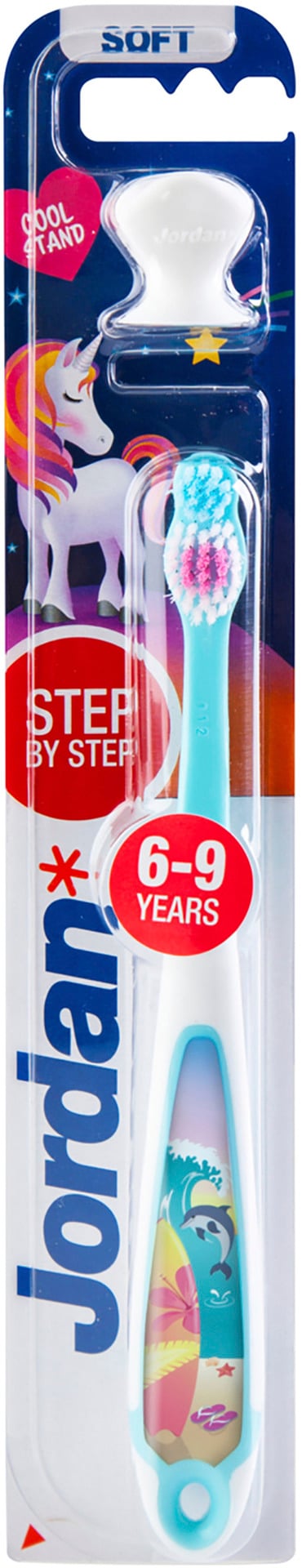 Köp Jordan Tandborste Step 6-9 år Soft 1 st | Apohem
