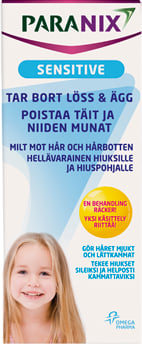 Köp Paranix Sensitive Behandling Mot Huvudlöss 150 ml | Apohem