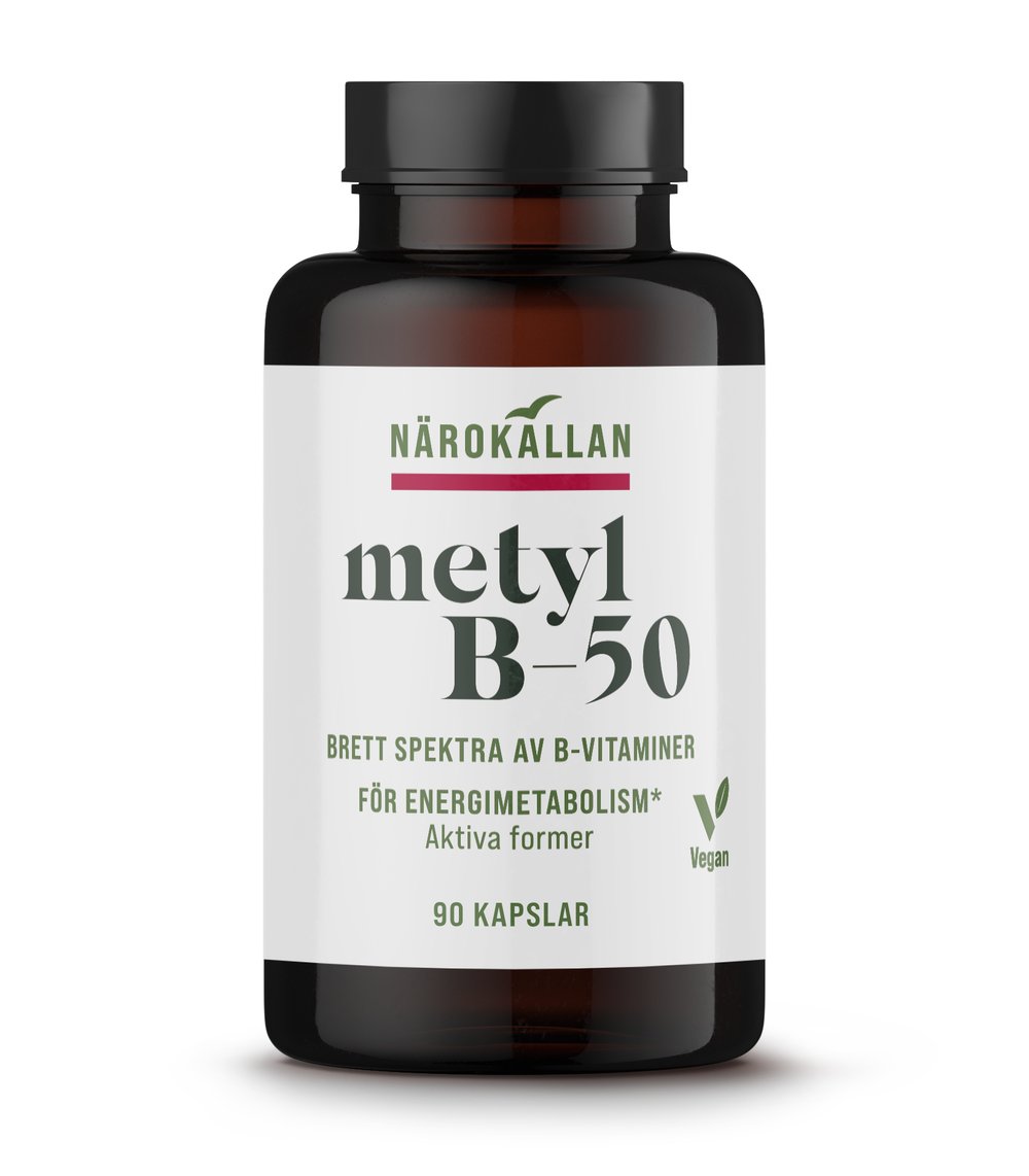 Köp Närokällan Metyl B-50 90 kapslar | Apohem