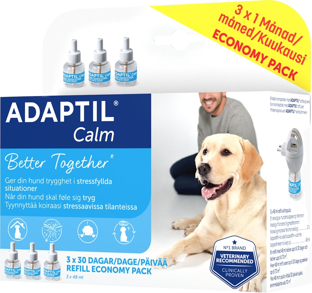 Köp Adaptil Calm Refill 3 x 48 ml | Apohem
