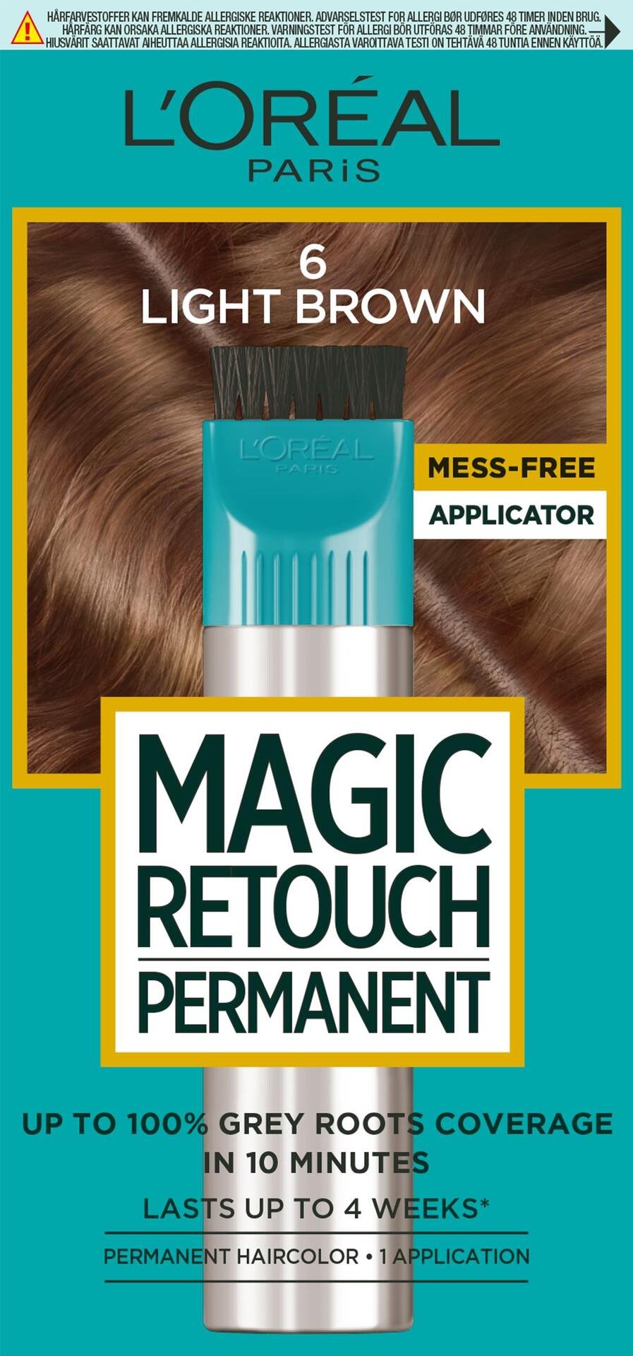 Köp L'Oreal Paris Magic Retouch Permanent 6 Light Brown | Apohem