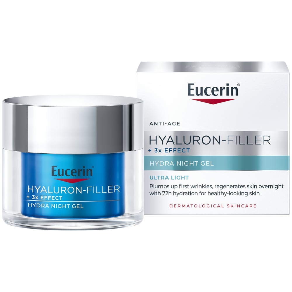Köp Eucerin Hyaluron-Filler + 3x Effect Hydra Night Gel 50 m | Apohem