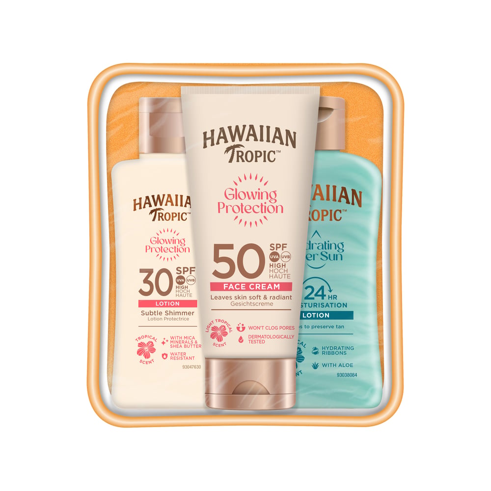 Köp Hawaiian Tropic Amber Mini Set (Face/AS/Lotion) | Apohem