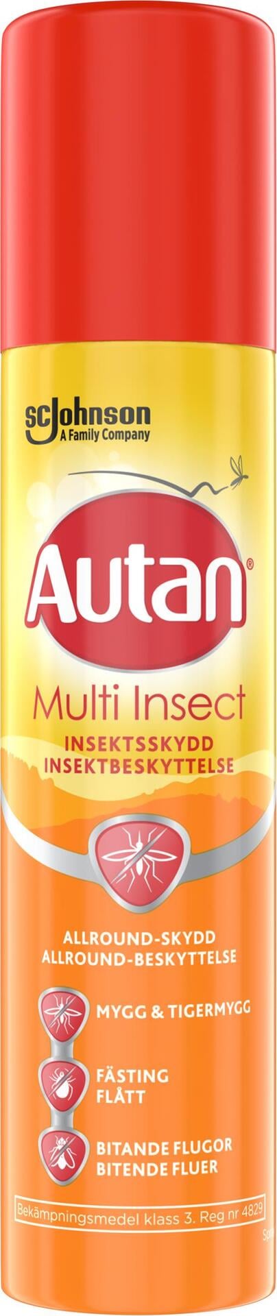 Köp Autan Multi Insect insektsskydd spray 100 ml | Apohem