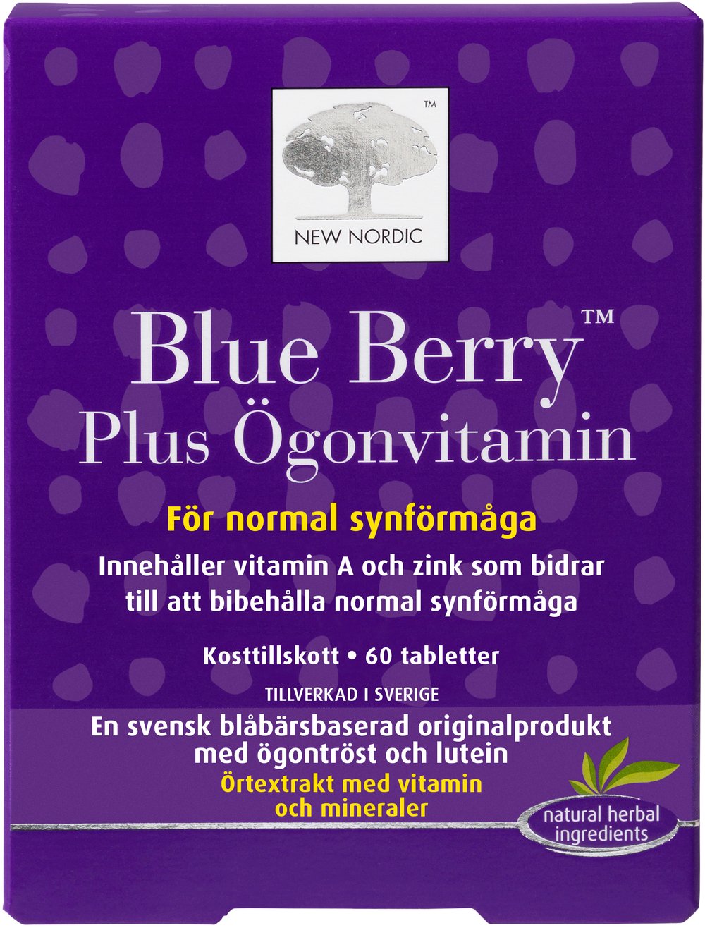 Köp Blue Berry Plus ögonvitamin 60 st | Apohem