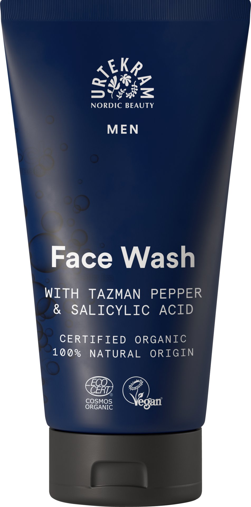 Köp Urtekram Beauty MEN Face Wash Tazman Pepper & Salisylic | Apohem