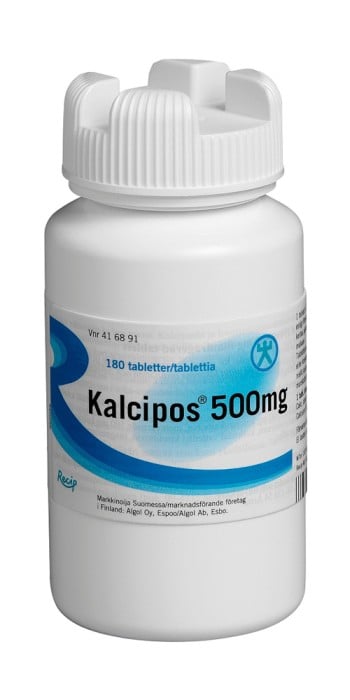 Köp Kalcipos tabletter 500mg, 180st | Apohem