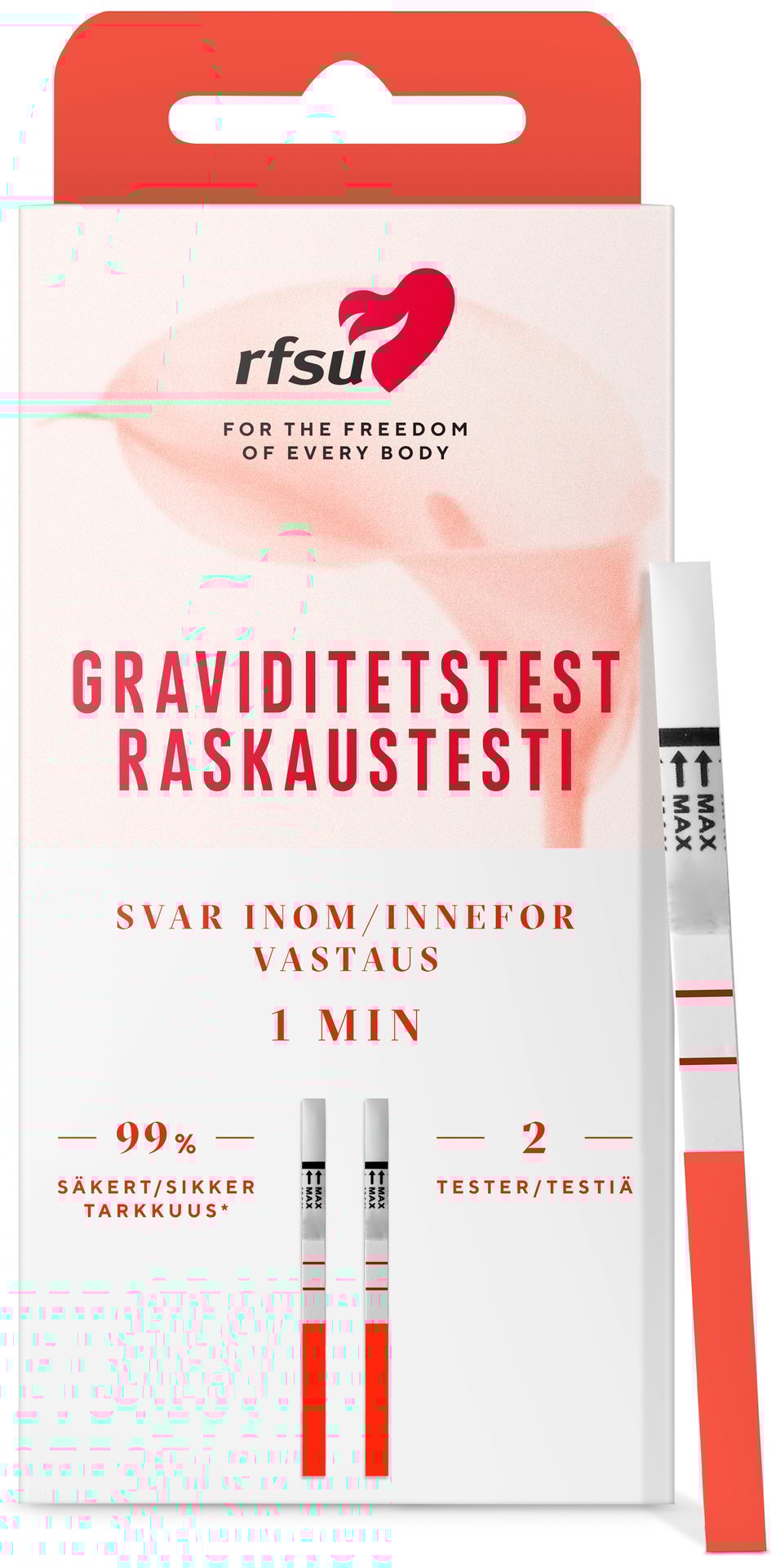 Köp RFSU Graviditetstest Strips 2 st | Apohem