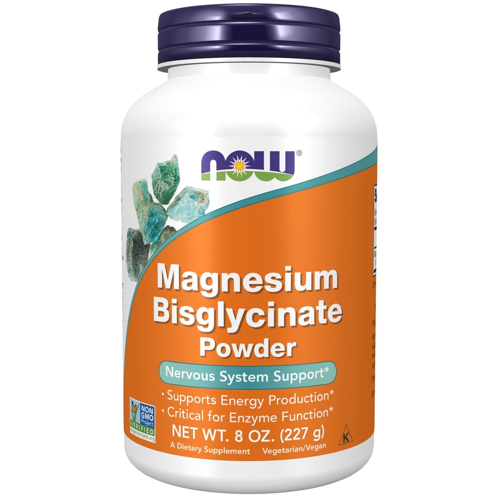 Köp NOW Magnesium Bisglycinate Powder 227 g | Apohem