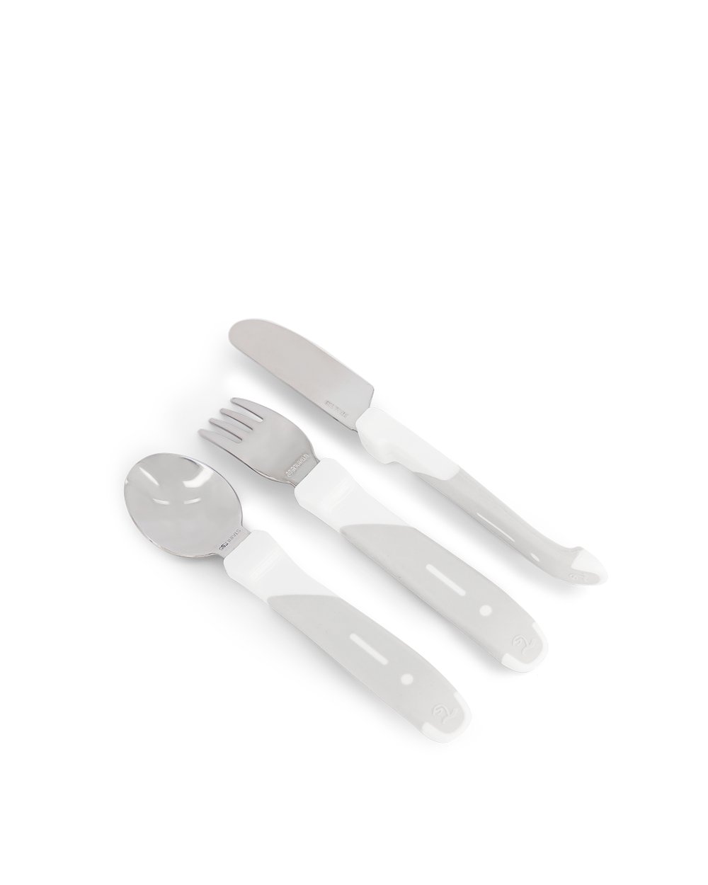 Köp Twistshake Learn Cutlery Stainless Steel 12+ white | Apohem