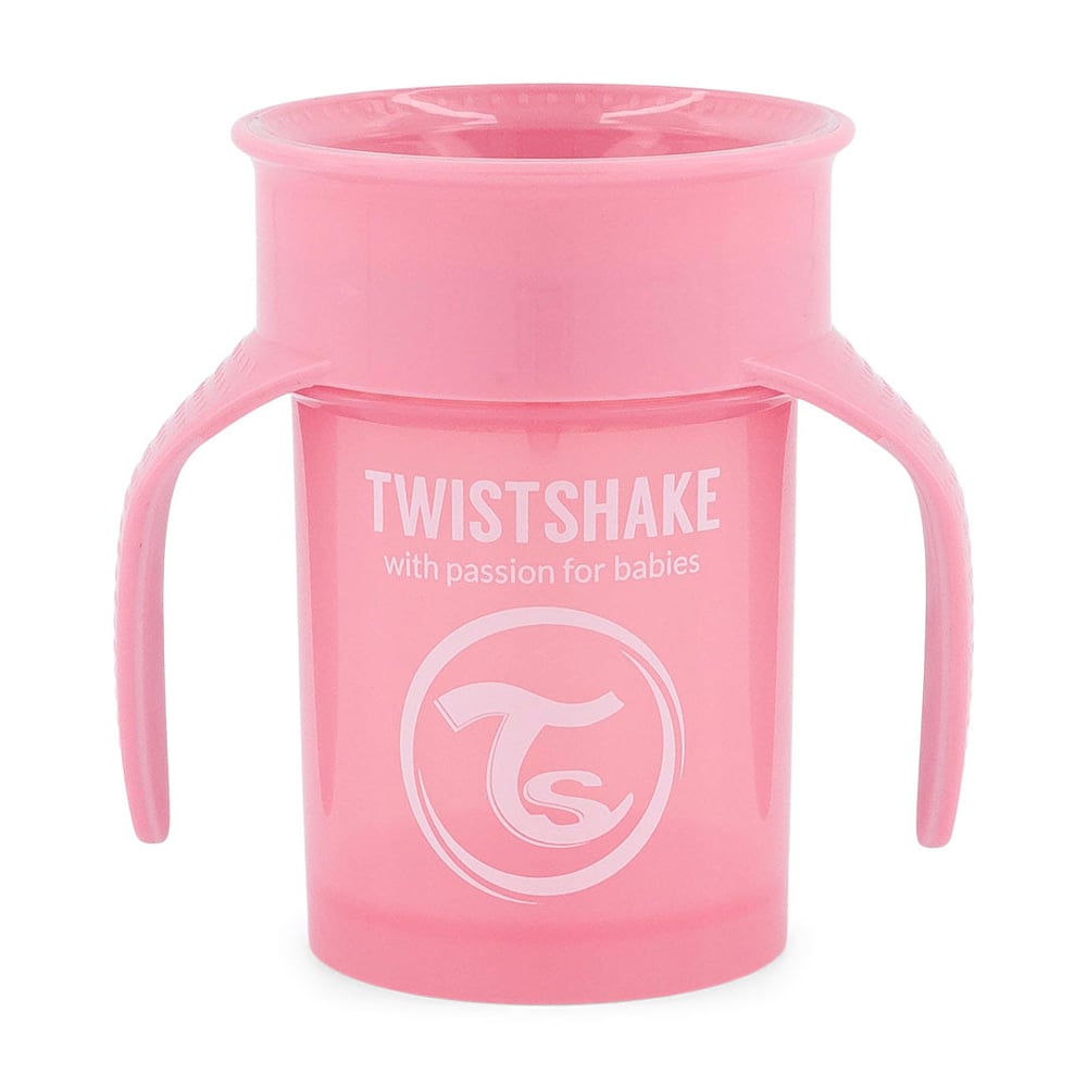 Köp Twistshake 360 Cup 6+m Pastel Pink 1 st | Apohem