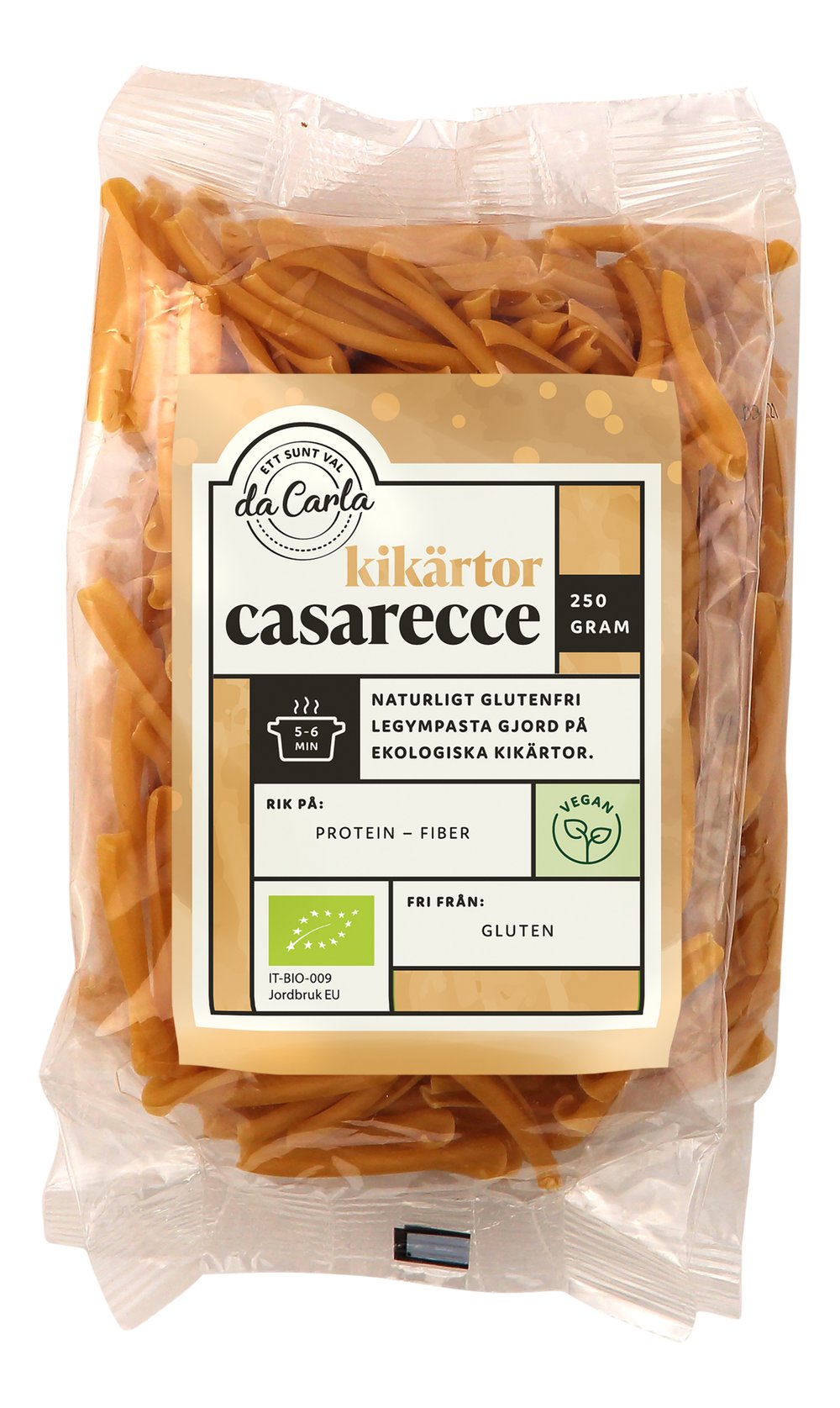 Köp Da Carla Pasta Kikärtor 250 g | Apohem