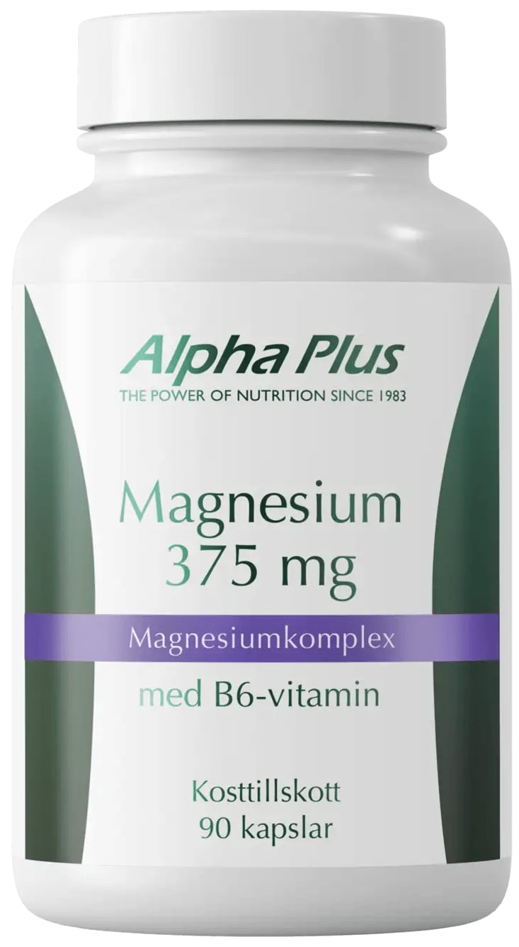 Köp Alpha Plus Magnesium 375 mg 90 kapslar | Apohem