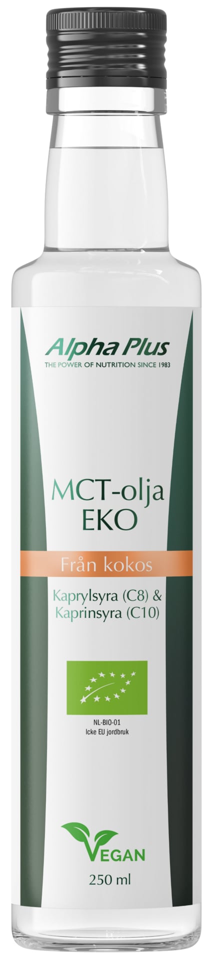 Köp Alpha Plus MCT-olja EKO 250 ml | Apohem