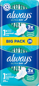 Köp Always Ultra Normal Size 1 Wings Bindor 26 st | Apohem