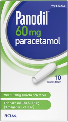 Köp Panodil Suppositorium 60 mg 10 st | Apohem