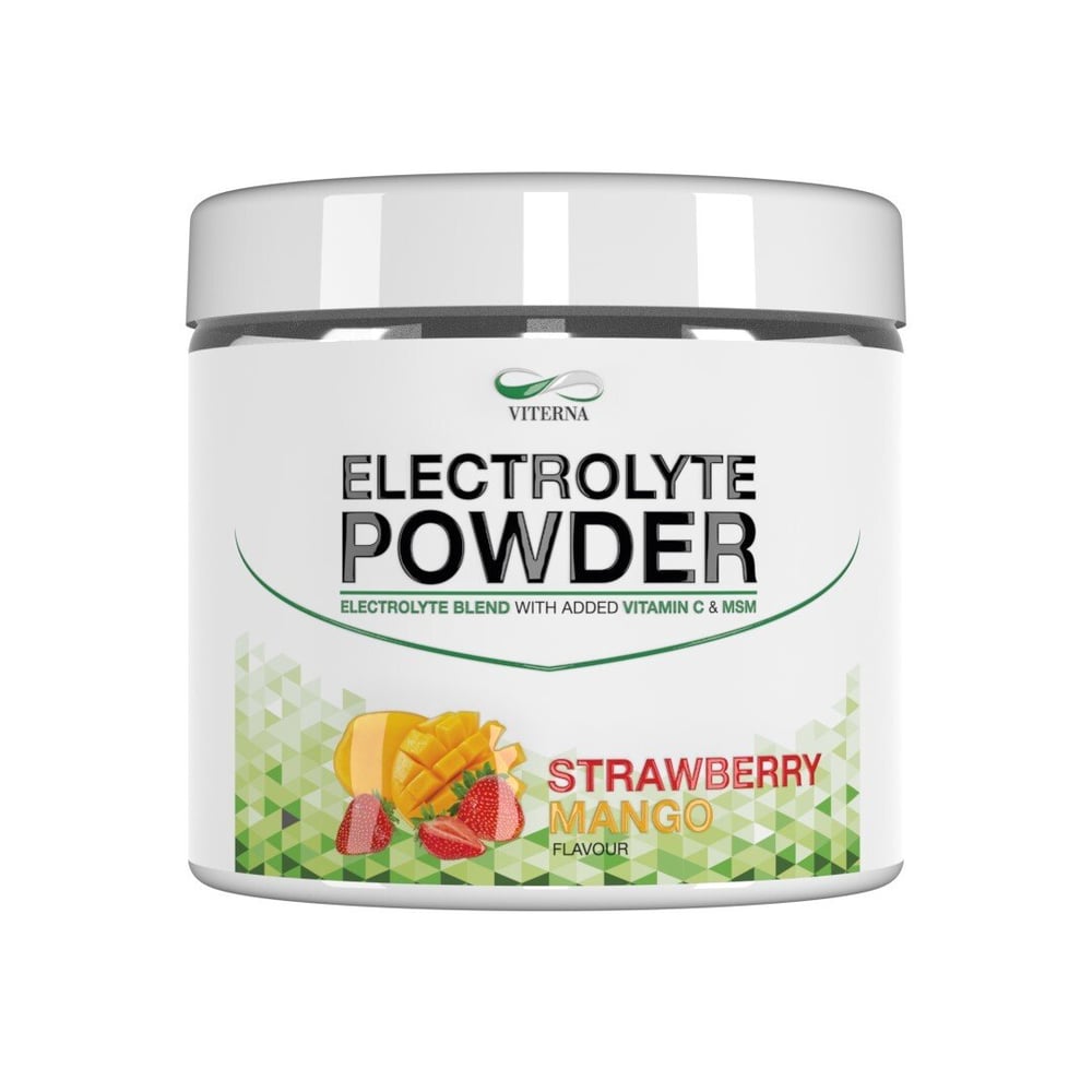 Köp Viterna Electrolyte Powder Strawberry Mango Vegan 120 g | Apohem