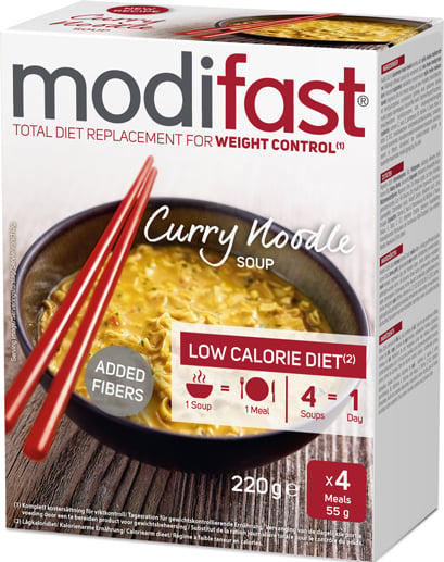 Köp Modifast Modifast LCD Curry Noodle Soup 4 x 55g | Apohem