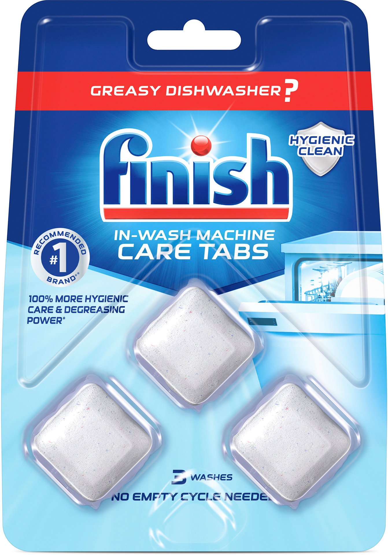 Köp finish In-Wash-Machine Care Tabs 3 st | Apohem