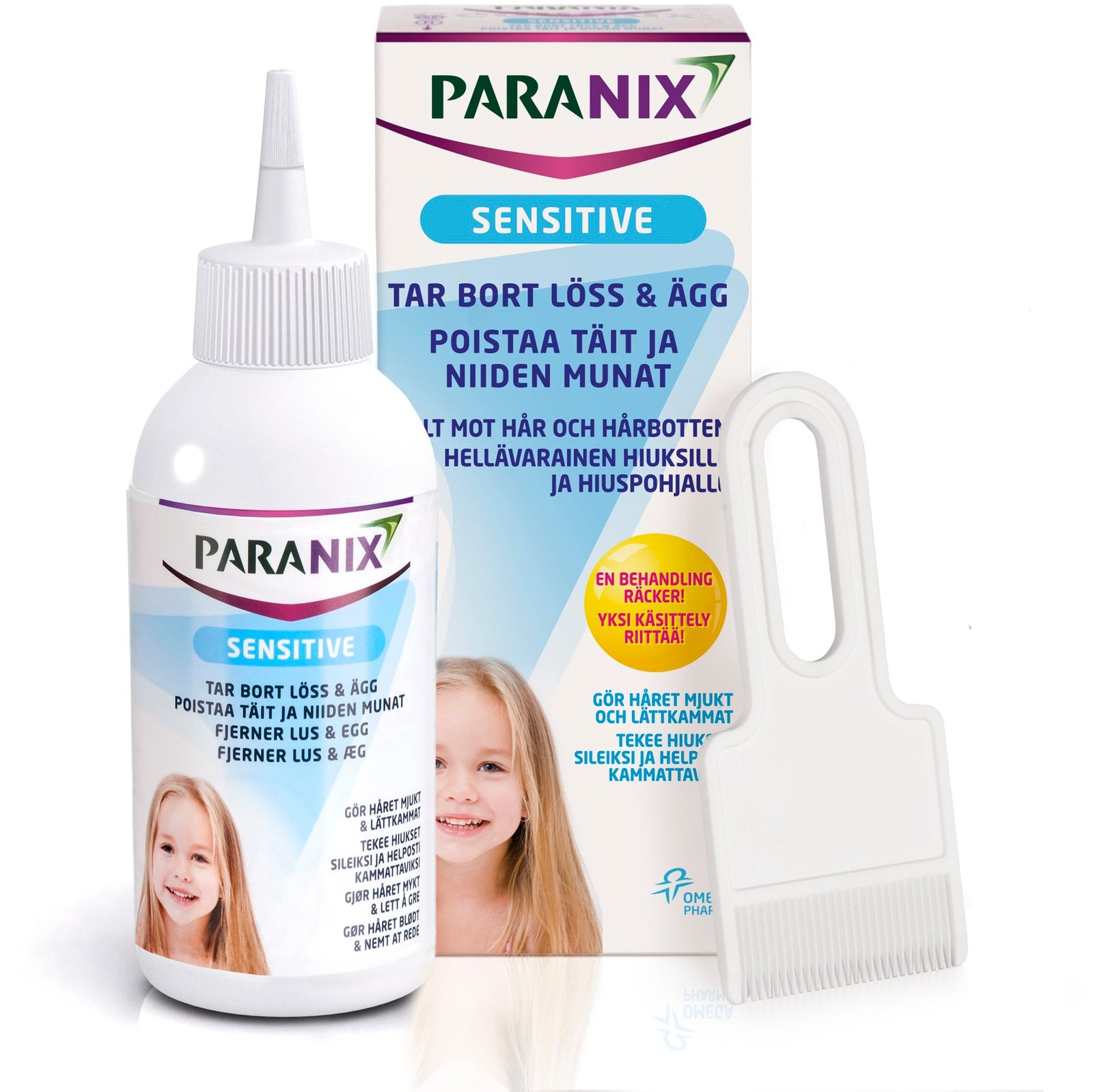 Köp Paranix Sensitive Behandling Mot Huvudlöss 150 ml | Apohem