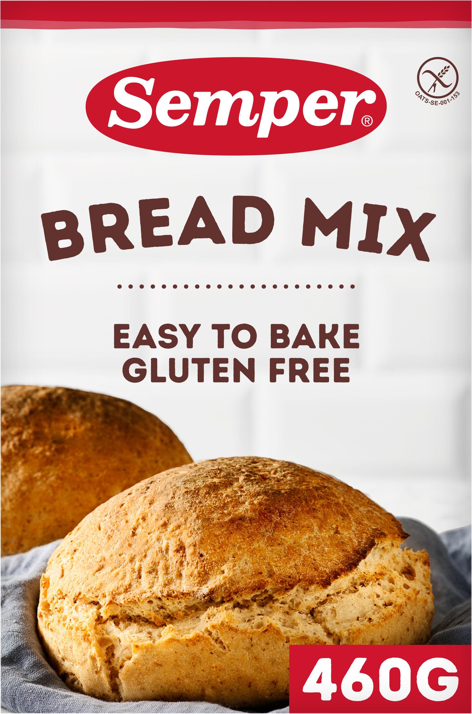 Köp Semper Glutenfri Brödmix 460 gram | Apohem
