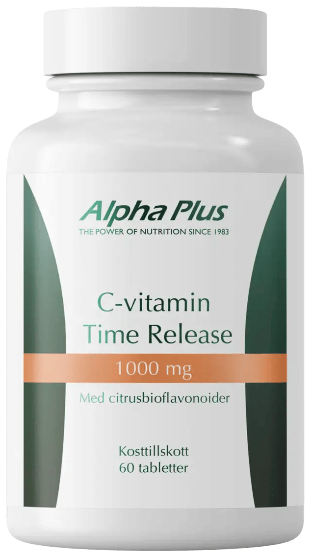 Köp Alpha Plus C-Vitamin 1000 mg Time Release 60 tabletter | Apohem