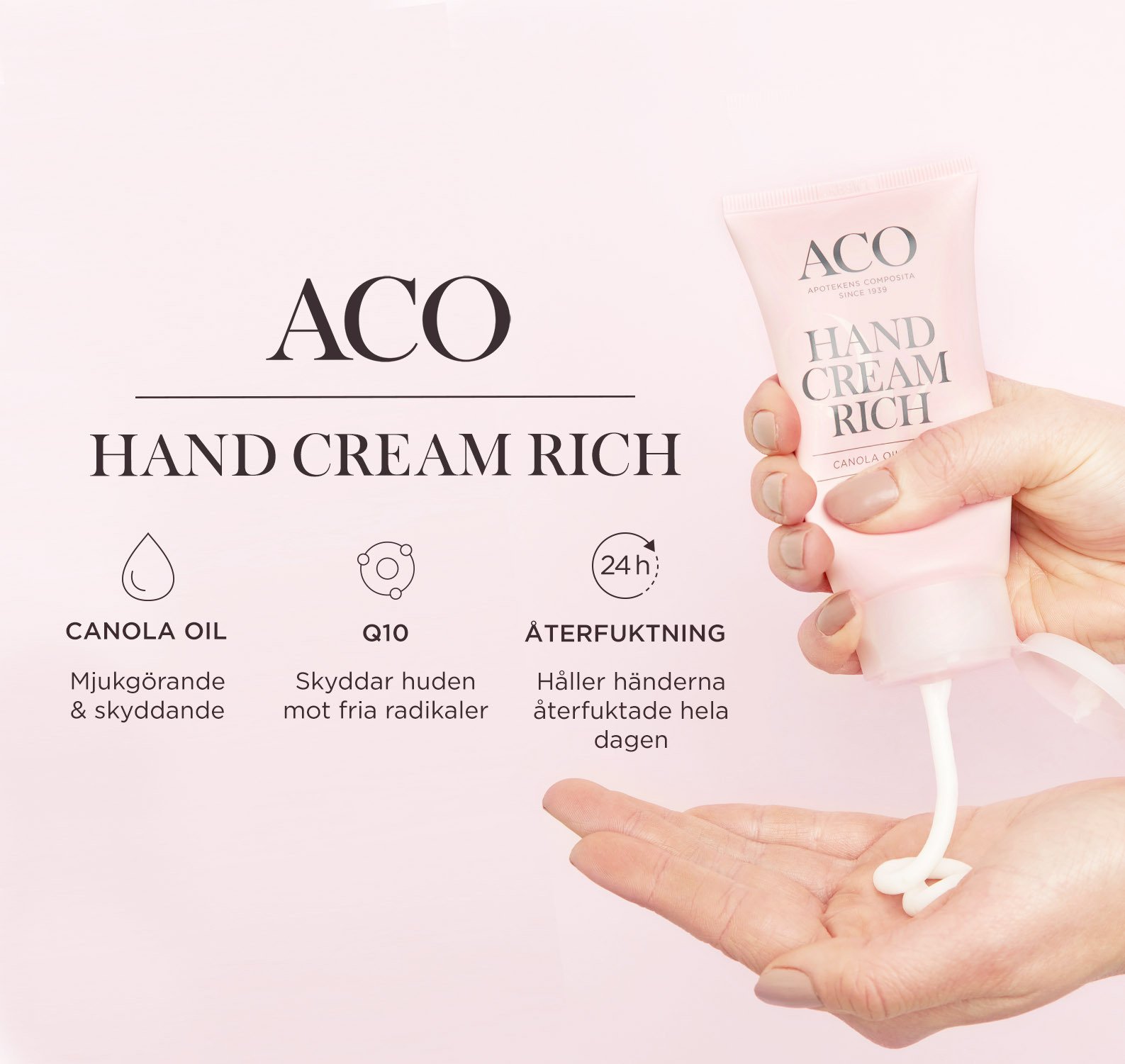 Köp ACO Hand Cream Rich Handkräm 75 ml | Apohem