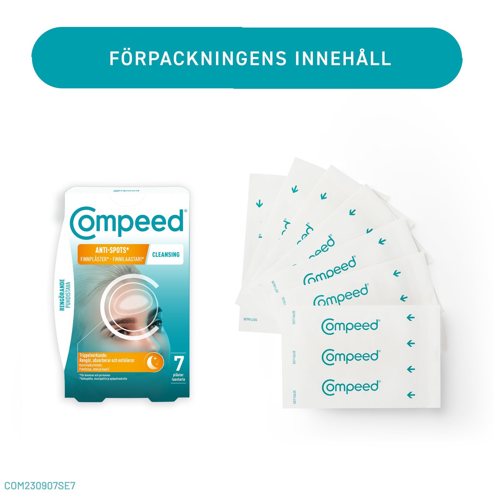 Köp Compeed Anti-Spots Cleansing Finnplåster 7 st | Apohem