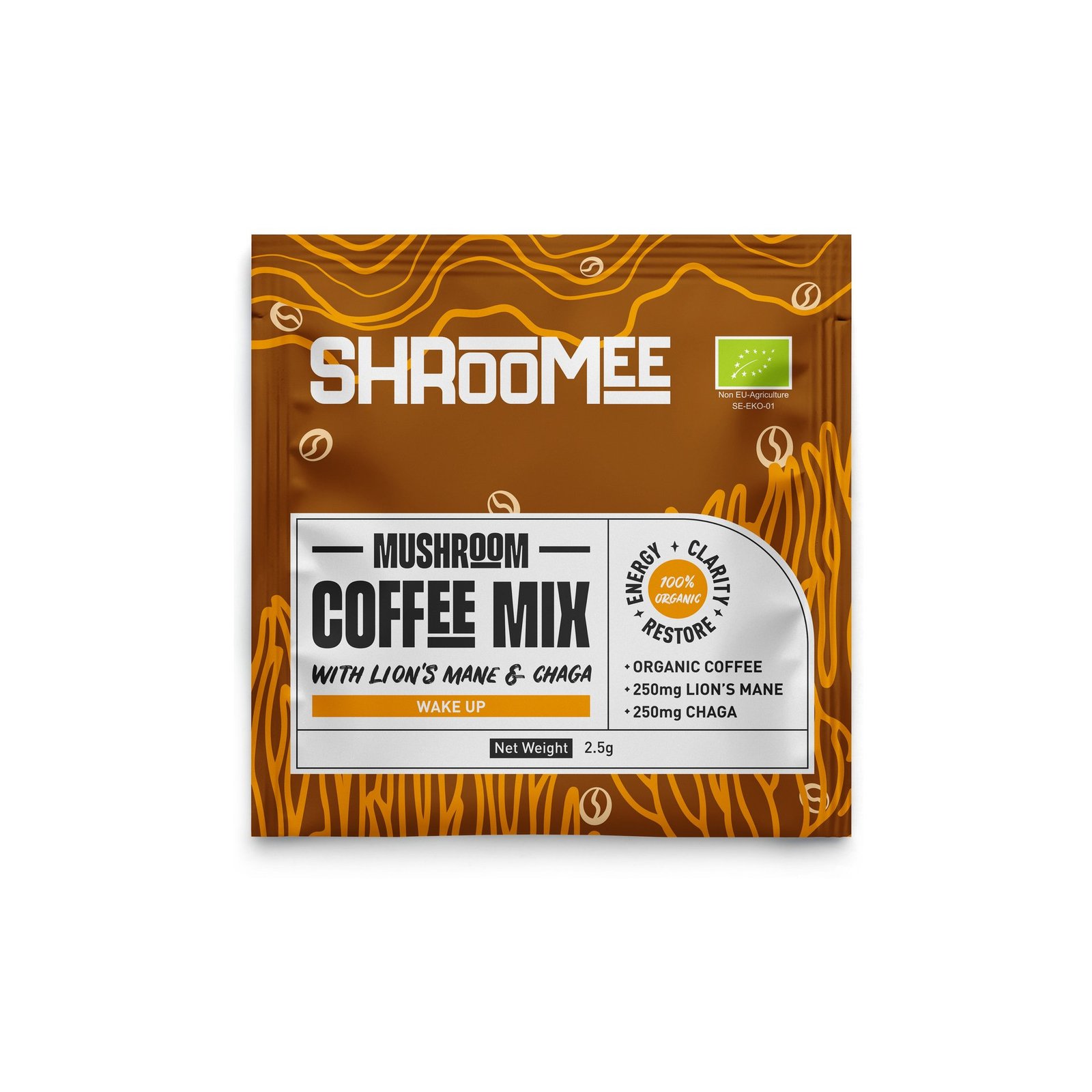 Köp The Organic Labs Shroomee Svampkaffe Wake Up med Chaga & | Apohem