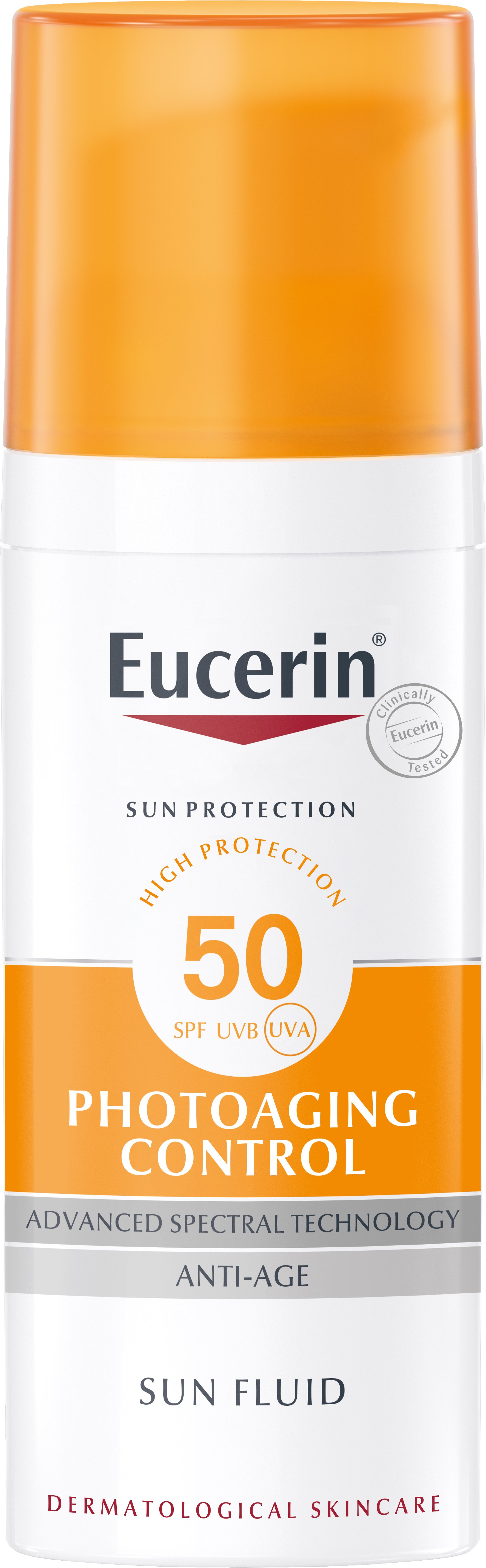 Köp Eucerin Photoaging Control SPF50 Sun Fluid 50 ml | Apohem