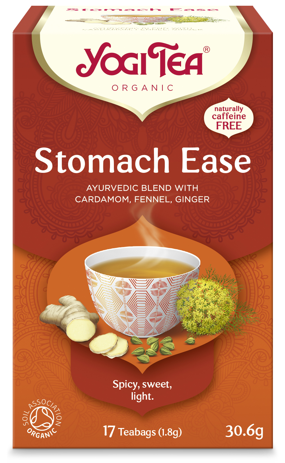 Köp Yogi Tea Stomach Ease KRAV certifierad 17 påsar | Apohem
