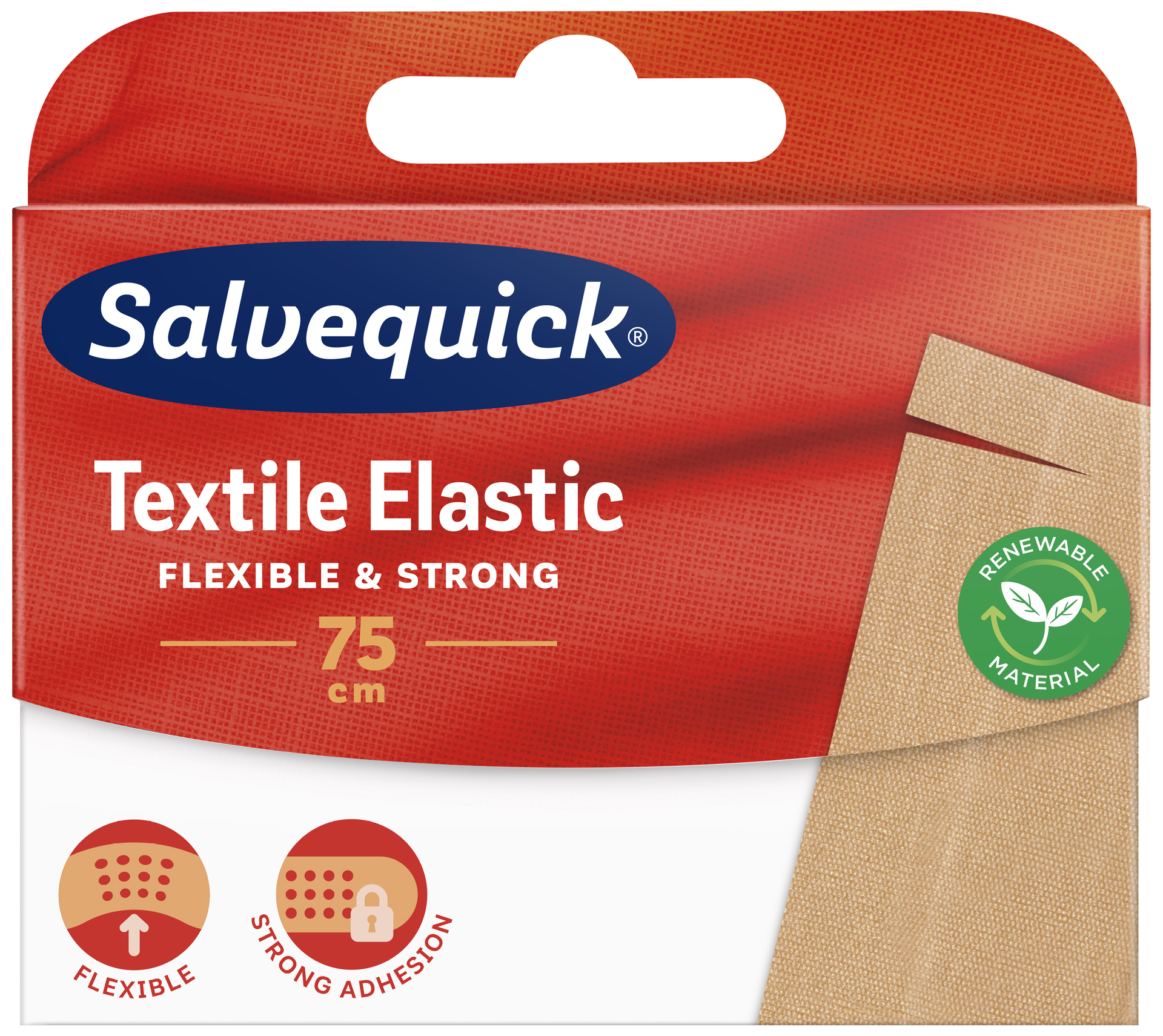 Köp Salvequick Plåster Textil 1 x 75 cm | Apohem