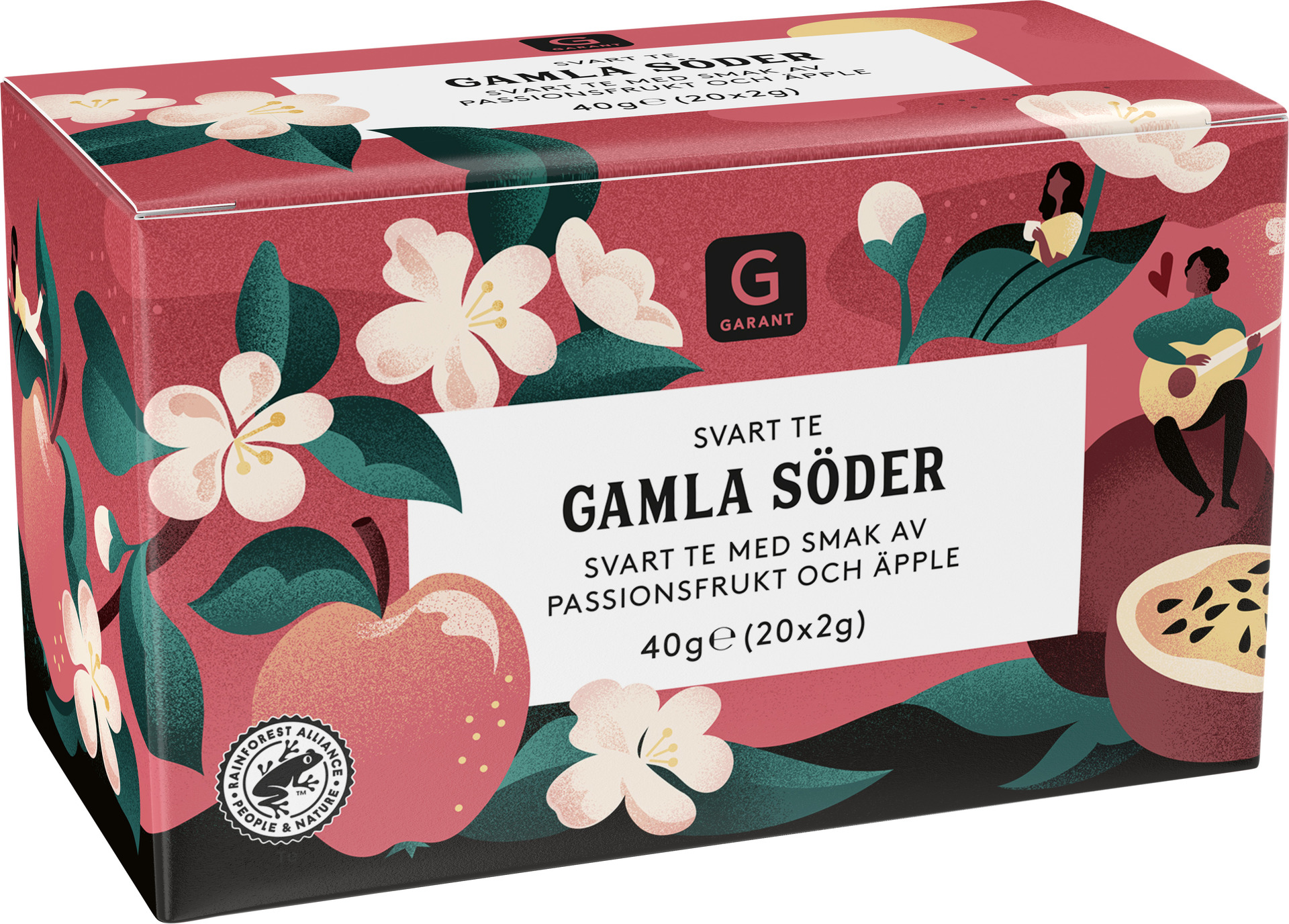 Köp Garant Svart Te Gamla Söder 40 g | Apohem