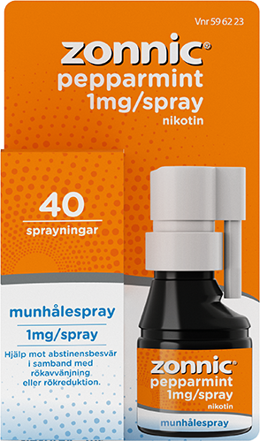 Köp Zonnic Pepparmint Munhålespray 1 mg/spray 40 doser | Apohem