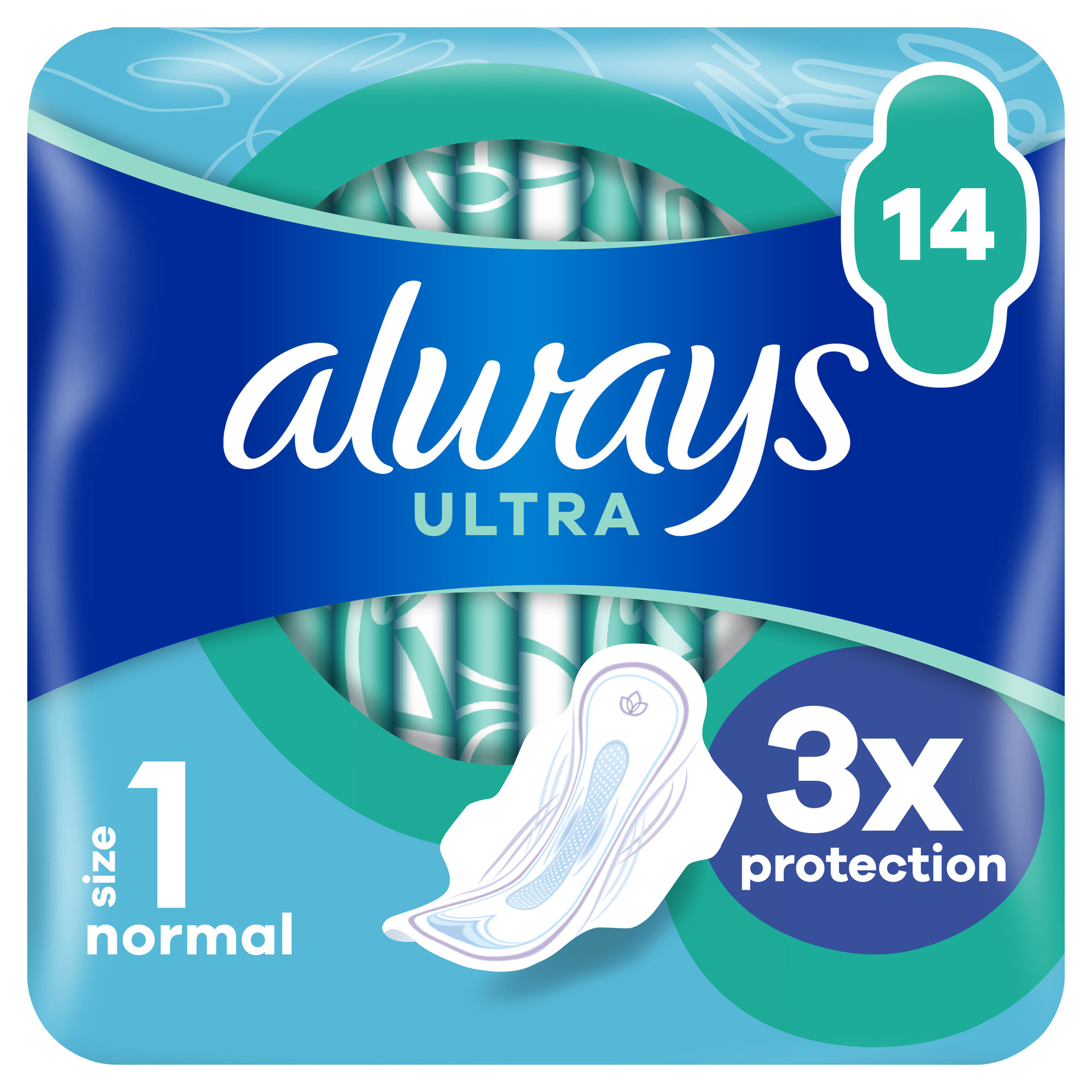 Köp Always Ultra Day Normal Size 1 Wings Bindor 14 st | Apohem