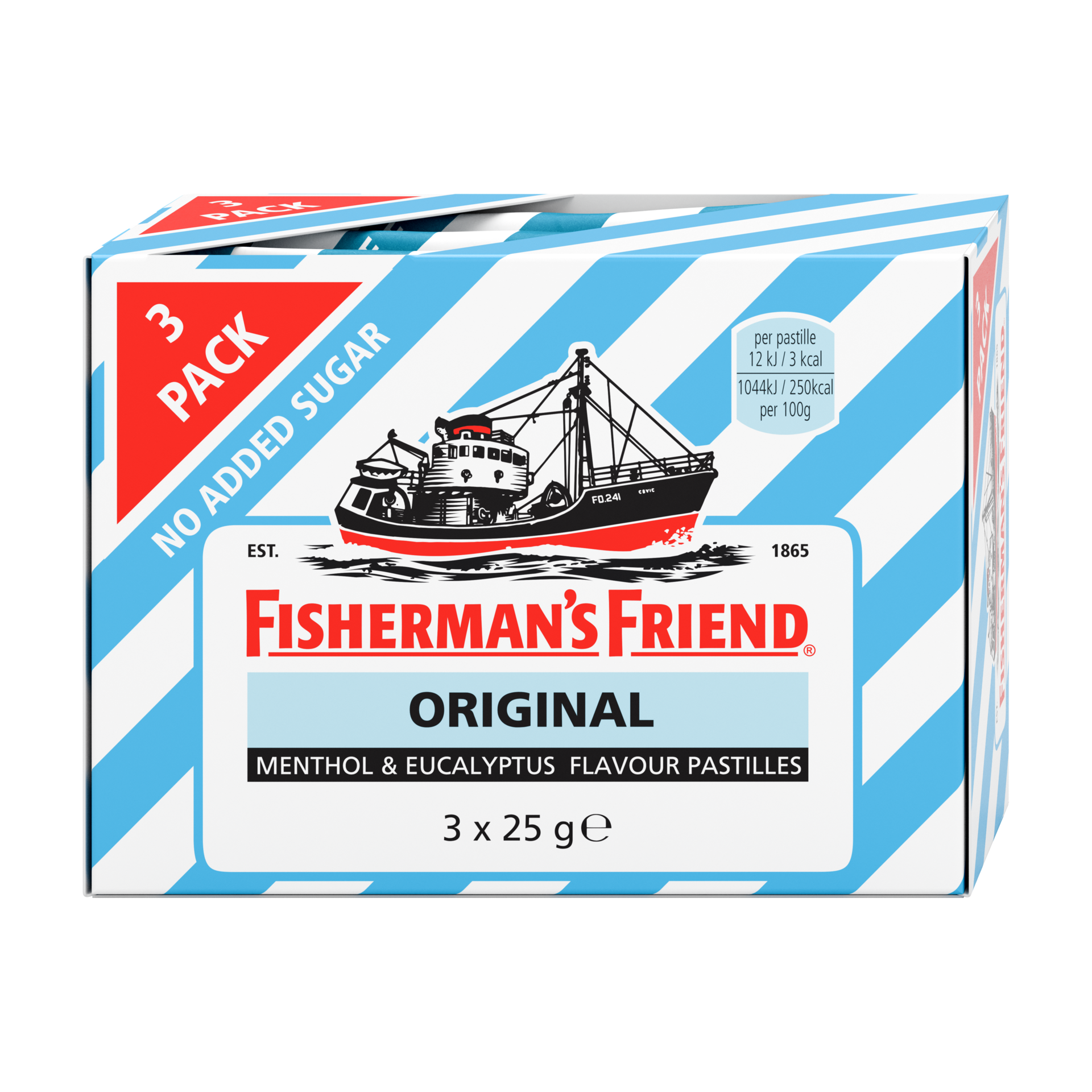 Köp Fisherman's Friend Original 3 x 25g | Apohem