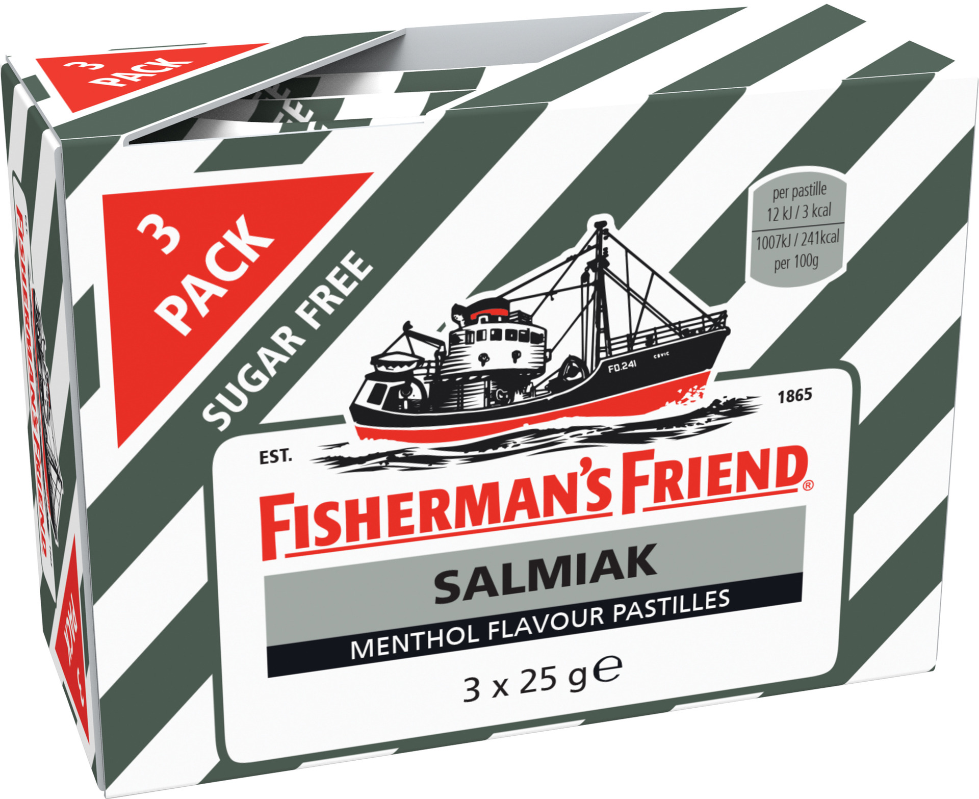 Köp Fisherman's Friend Salmiak 3 x 25 g | Apohem