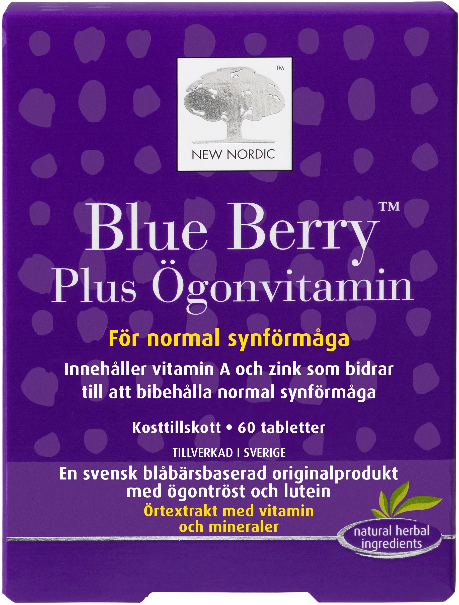 Köp Blue Berry Plus ögonvitamin 60 st | Apohem