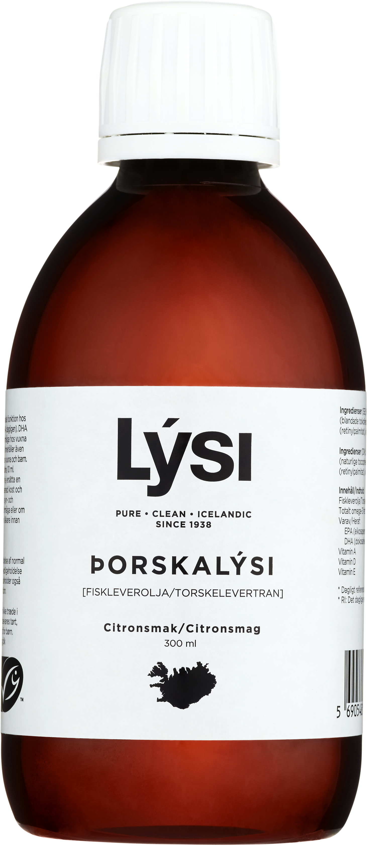 Köp Lysi Omega-3 Fiskleverolja 300 ml | Apohem