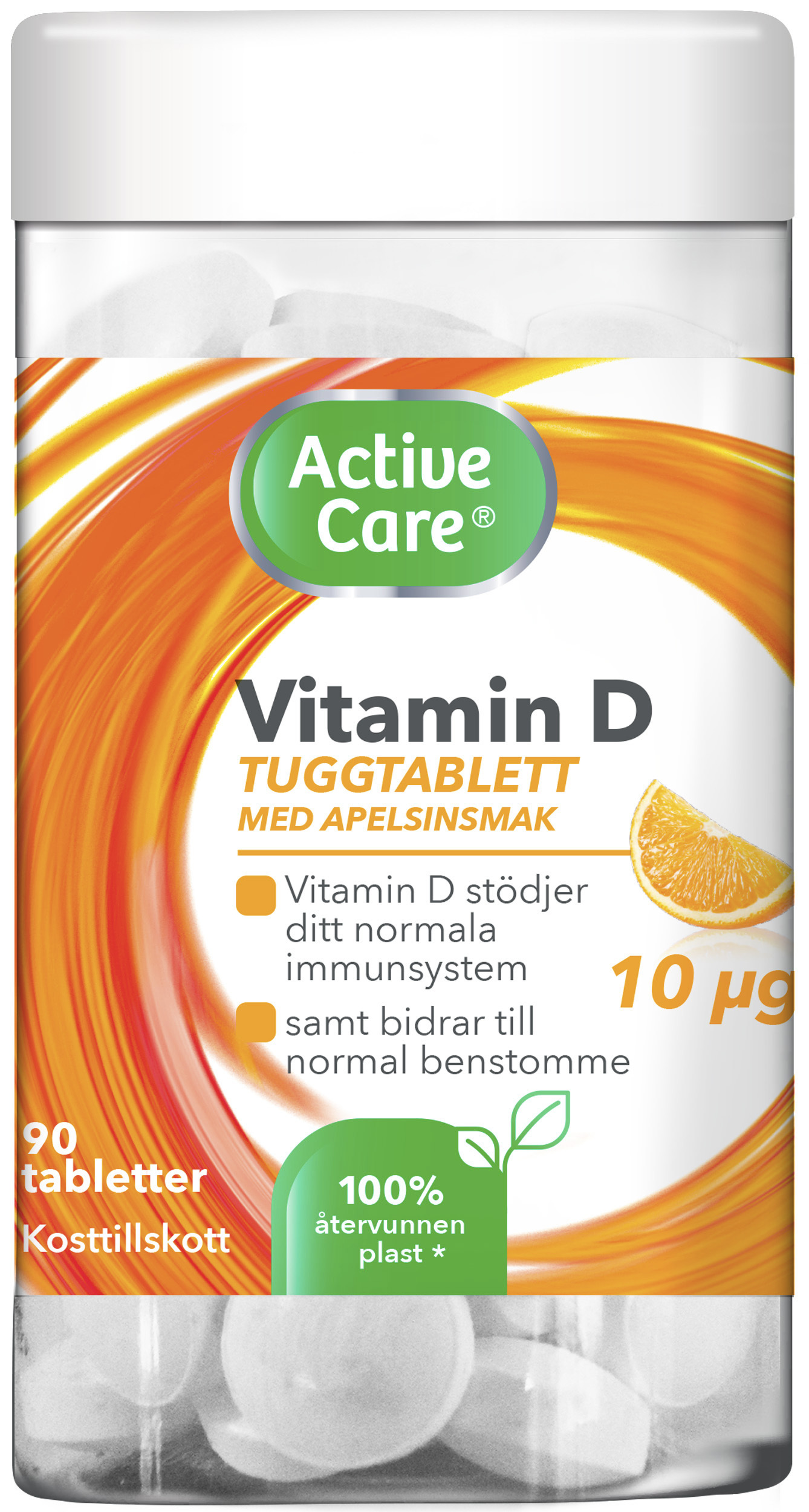 Köp Active Care Vitamin D 90 tuggtabletter | Apohem