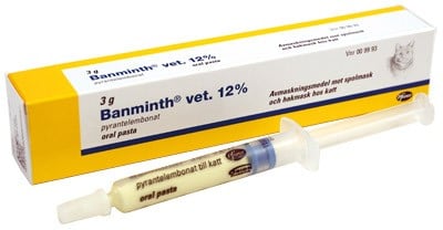 Köp Banminth Vet. 12% oral pasta, 1x3g | Apohem