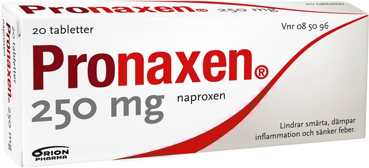 Köp Pronaxen 250 mg Naproxen 20 tabletter | Apohem
