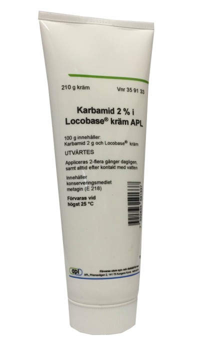 Köp Karbamid 2% i Locobase kräm APL 210 g | Apohem