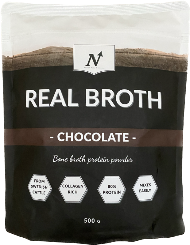 Köp Nyttoteket Real Broth Chocolate Benbuljong 500 g | Apohem