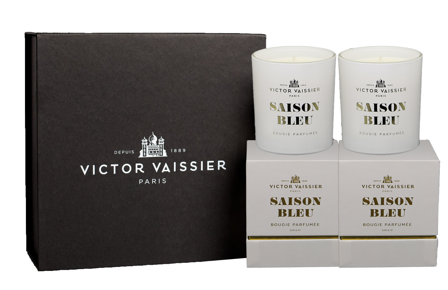 Köp Victor Vaissier Luxury Giftbox Saison Bleu Candle | Apohem